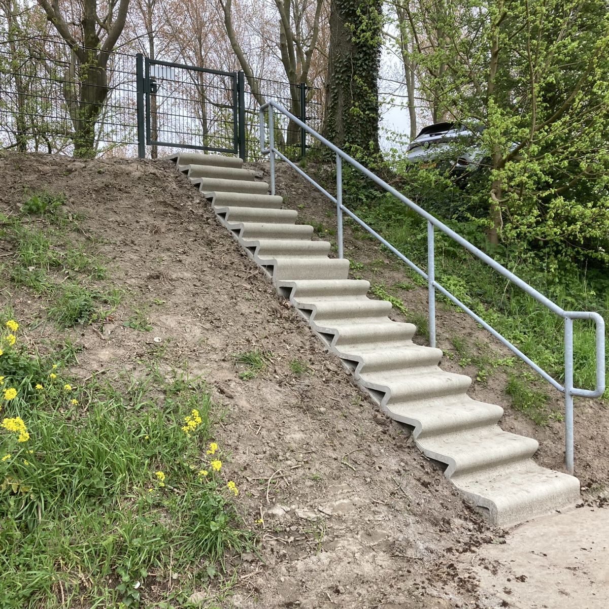 Slope stairs projects | 3D.Weber