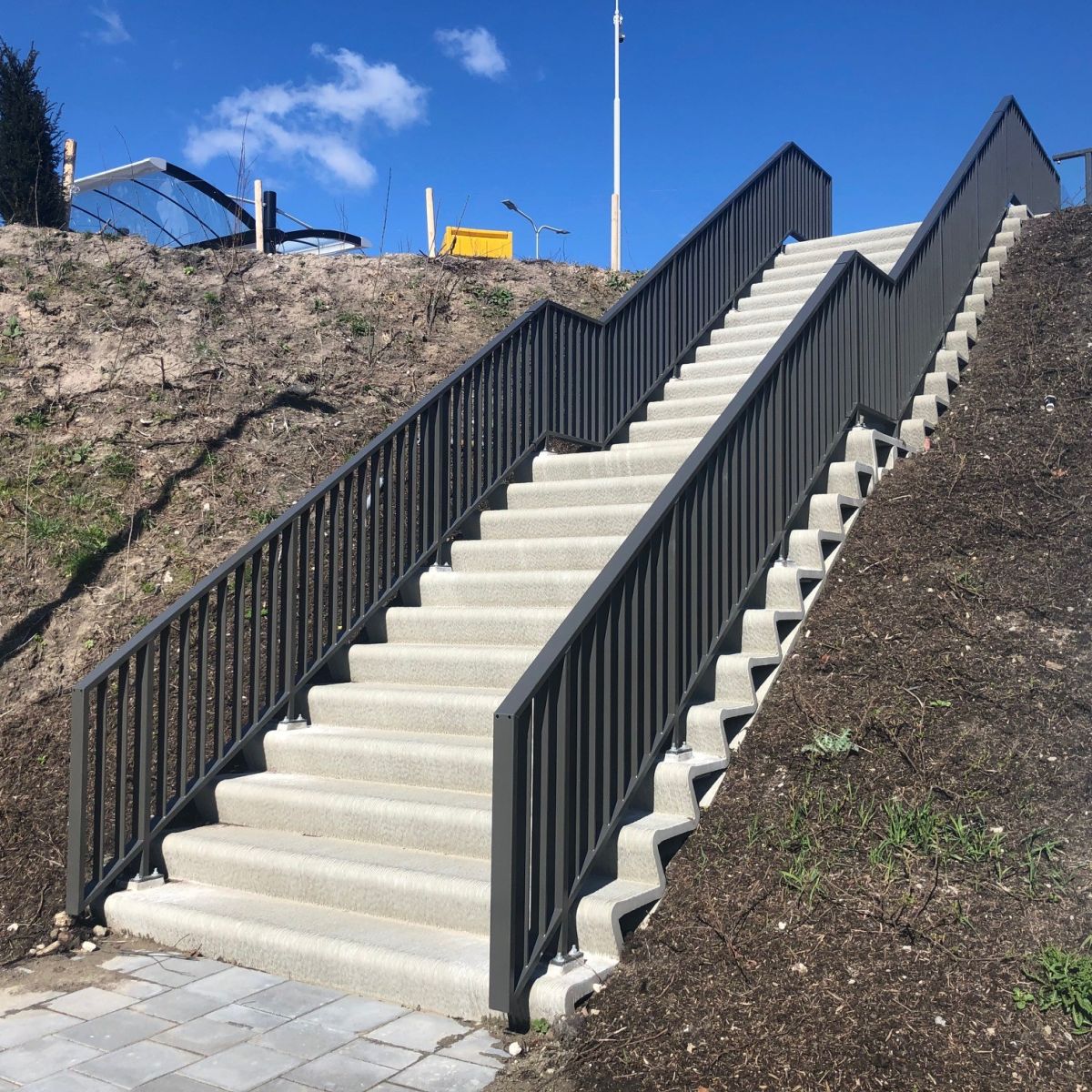 Slope stairs projects | 3D.Weber