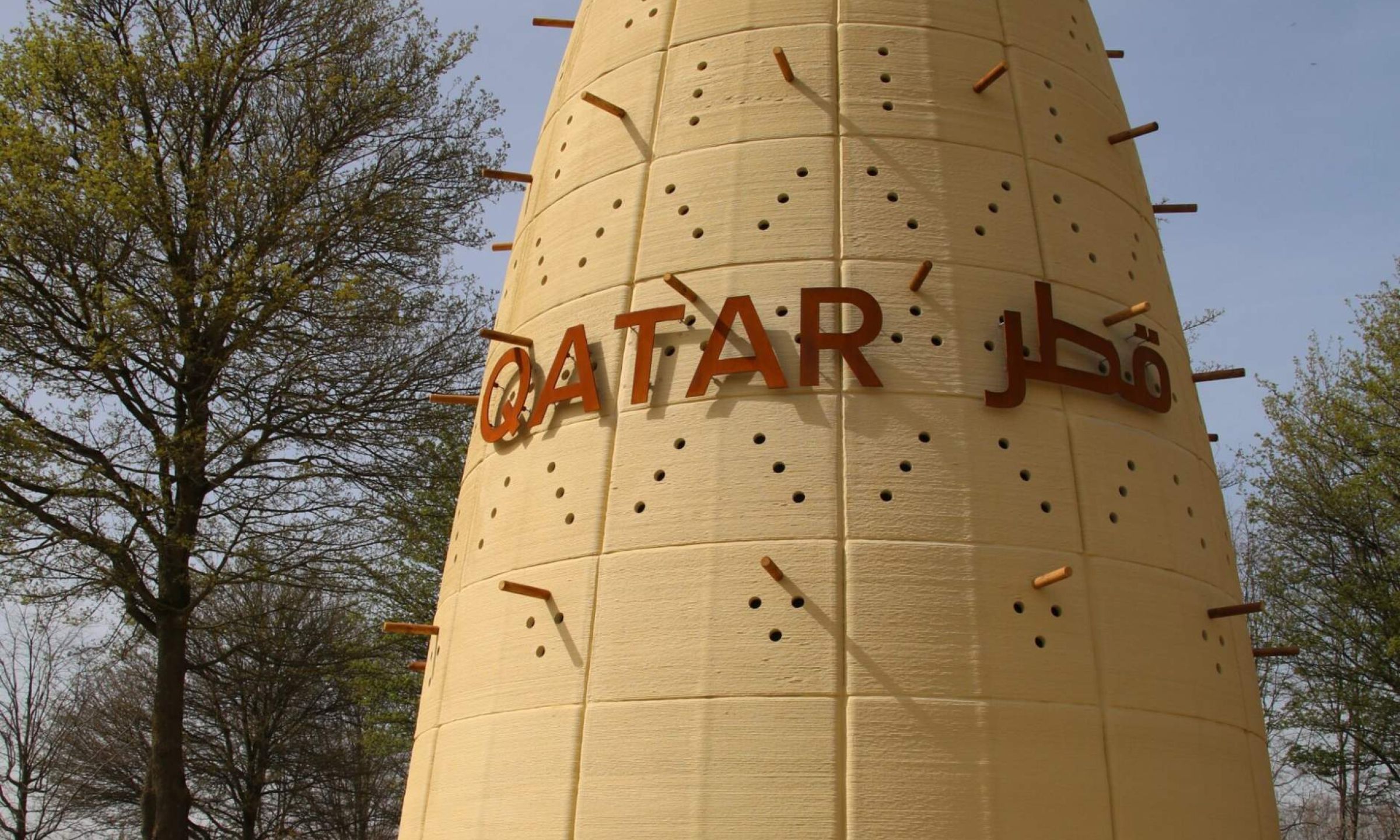 3D printed Burj al-Hamam steals the show at the Floriade | 3D.Weber