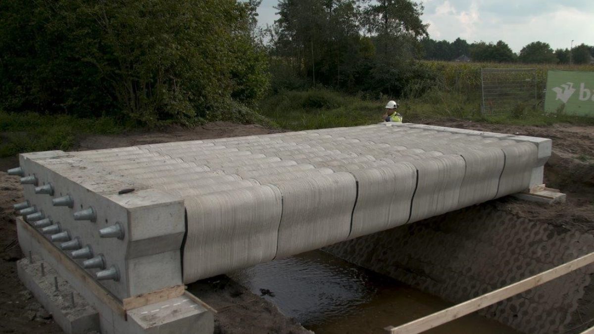 3D-geprinte fietsbrug, Gemert | 3D-betonprinten projecten - 3D.Weber