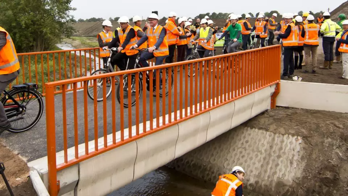 3D-geprinte fietsbrug, Gemert | 3D-betonprinten projecten - 3D.Weber