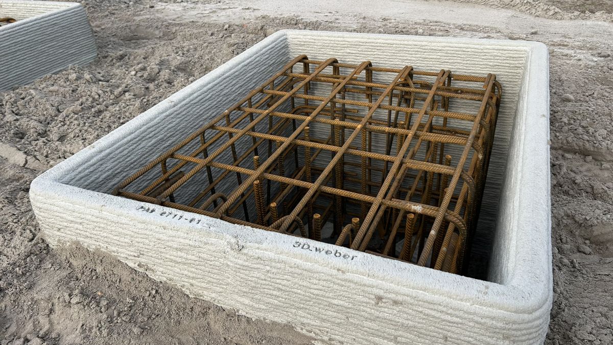 3d-Printed formwork for noise barriers along highway A9 | 3D Concrete ...