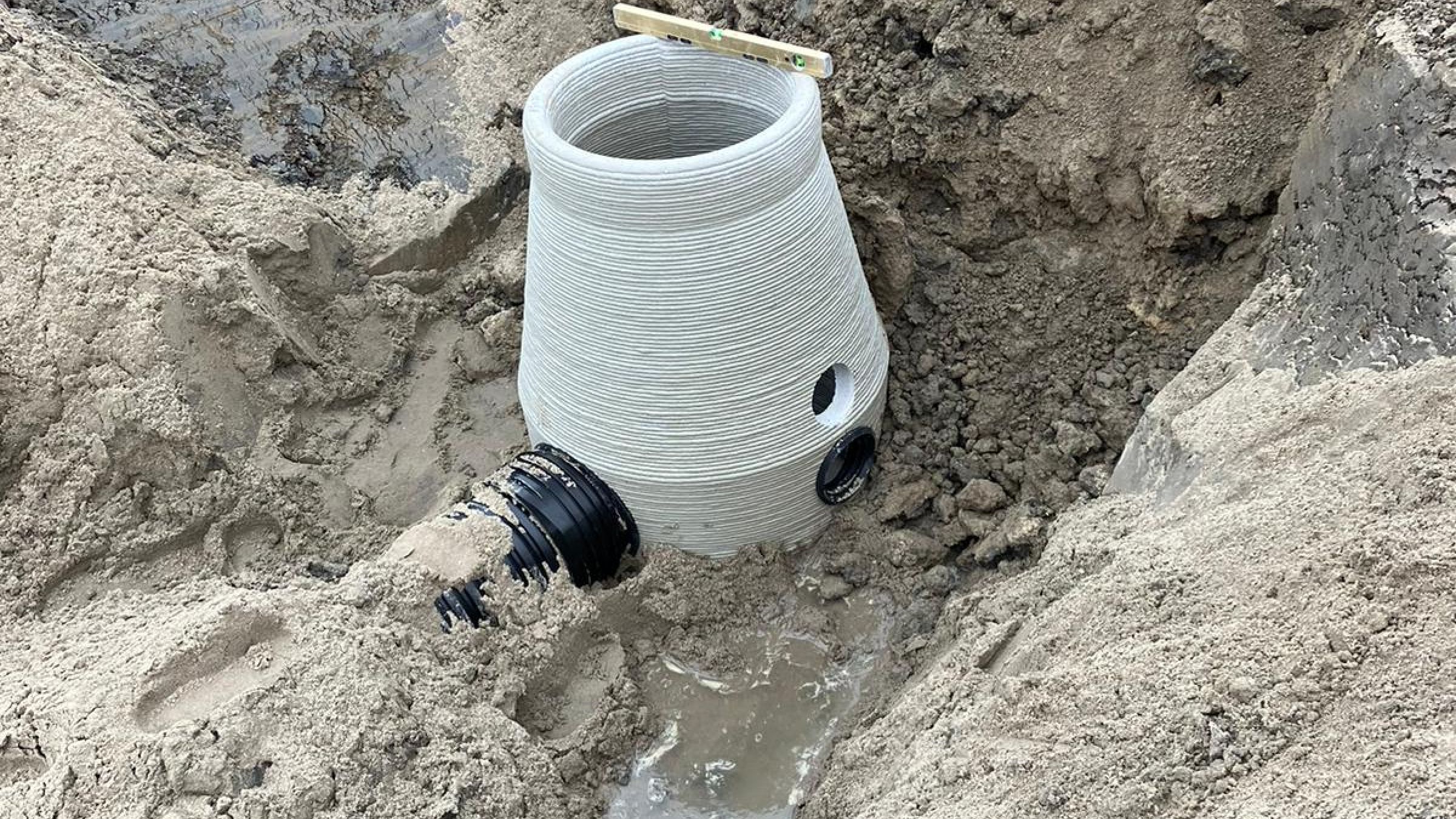 Sewer manholes, Schiphol | 3D Concrete printing projects - 3D.Weber