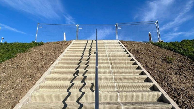 Slopestairs Yerseke | 3D Concrete printing projects | 3D.Weber