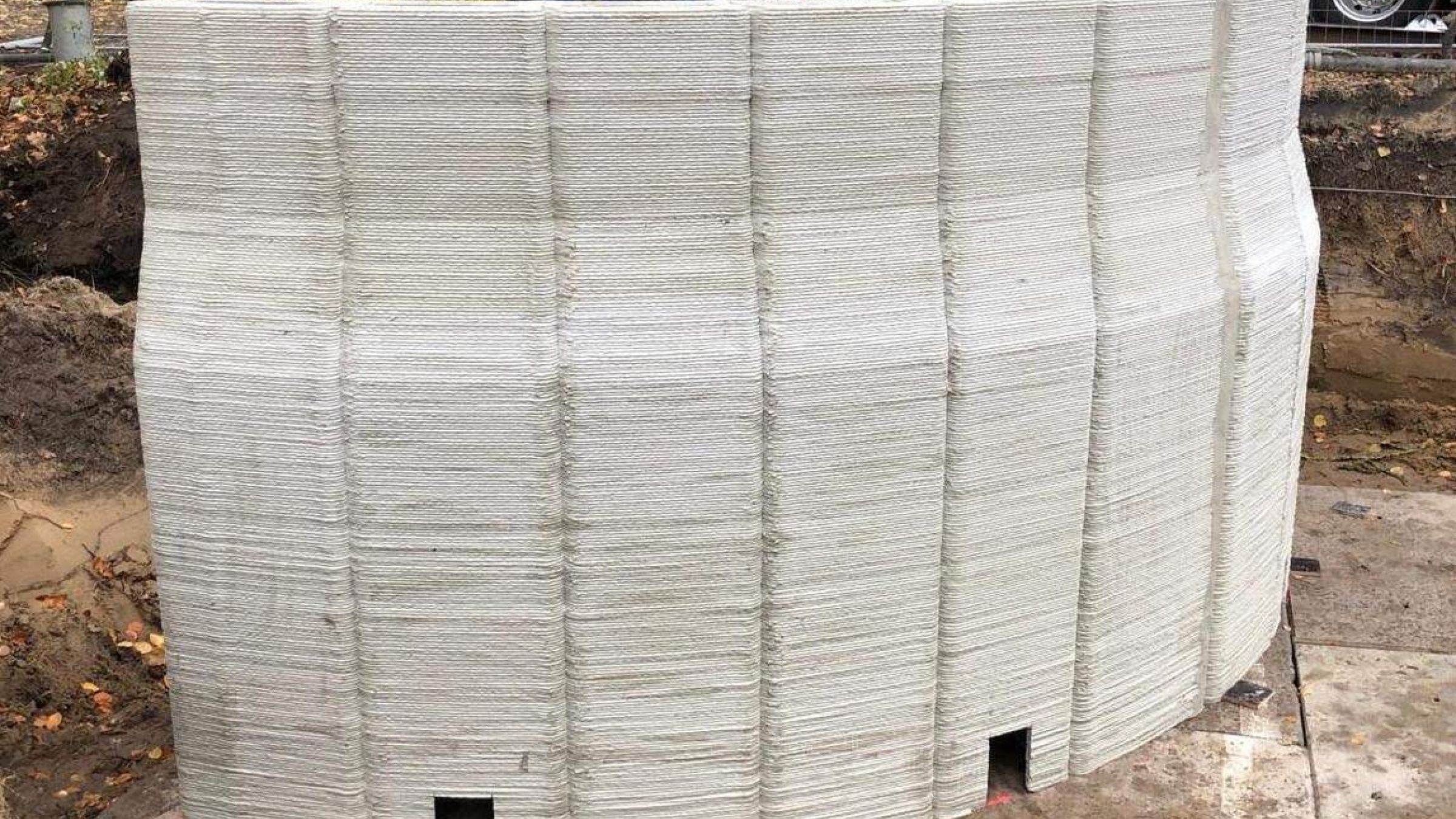 Water containing formwork, Driebergen Zeist | 3D Concrete printing ...